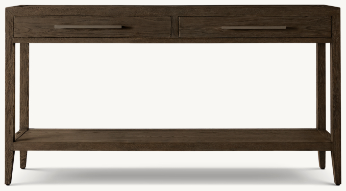 French CONTEMPORARY 2-DRAWER CONSOLE TABLE