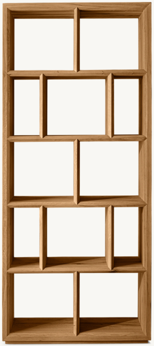 Reclaimed Oak Beveled Edge Shelving