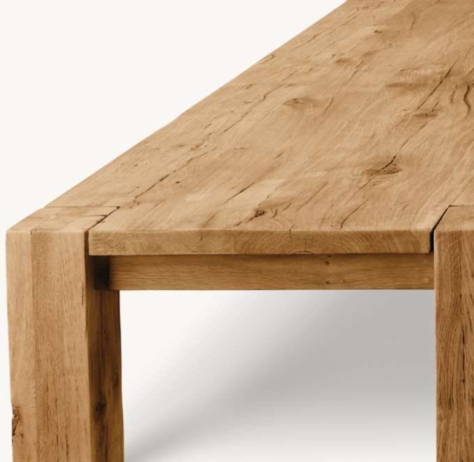 Reclaimed Oak Parsons Coffee Table RH