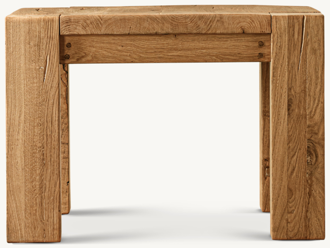 Reclaimed Oak Parsons Side Table