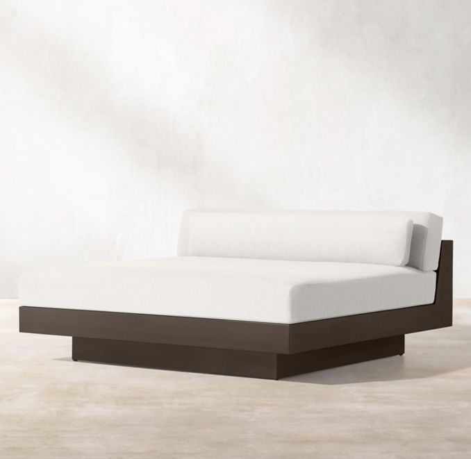 Cape Town Aluminum Armless Daybed