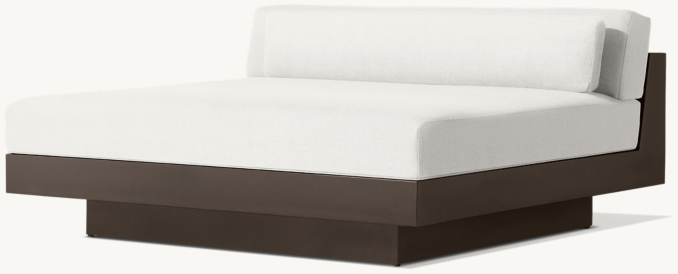 Cape Town Aluminum Armless Daybed | RH