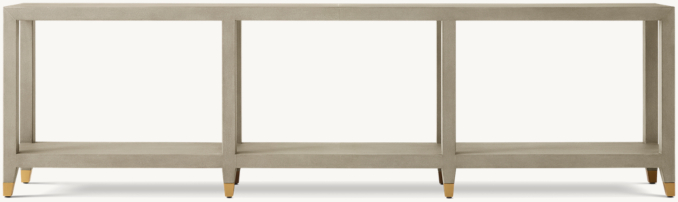 Graydon Shagreen Sofa Back Console Table | RH