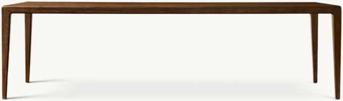 Gael Walnut Rectangular Dining Table | RH