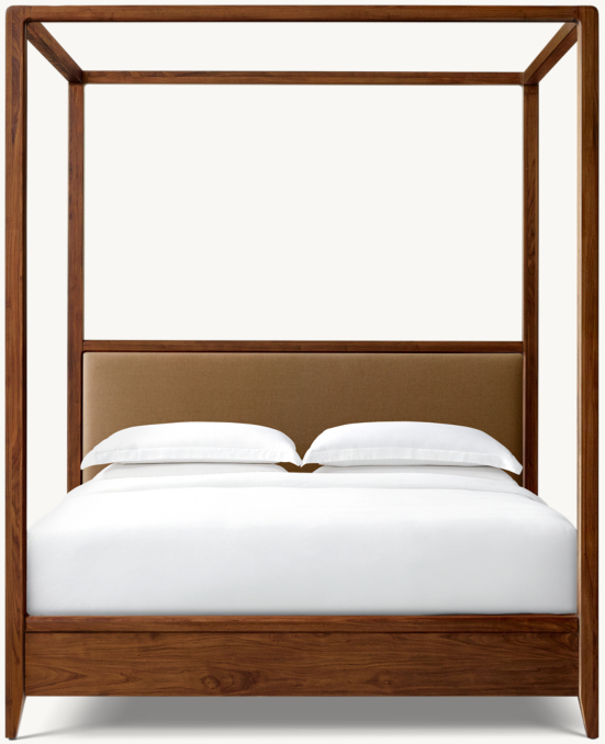 Gael Fabric Canopy Bed
