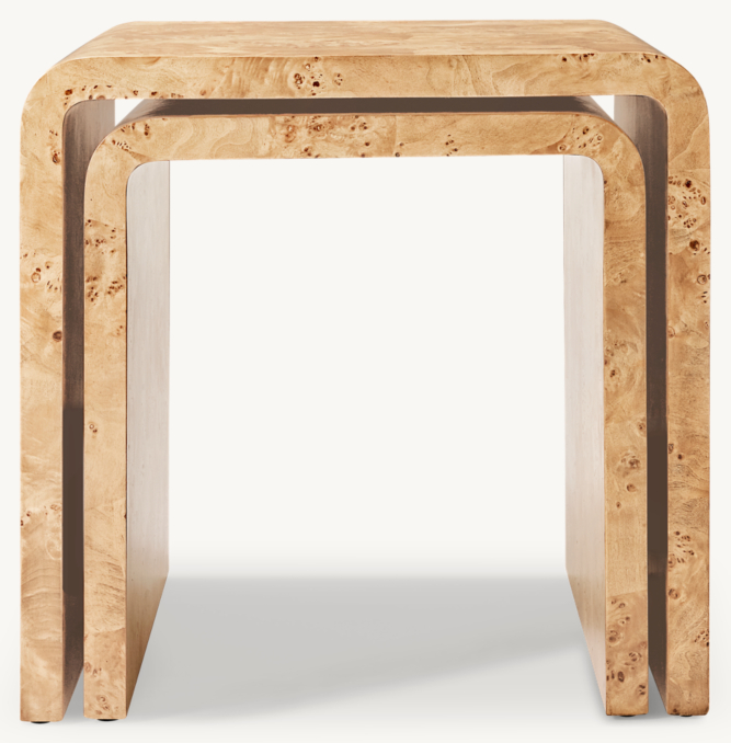Belmont Burl Nesting Side Table