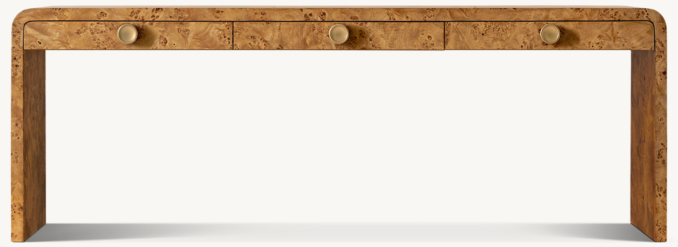 Belmont Burl Desk | RH