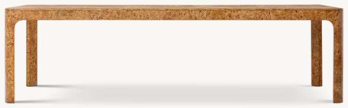 Belmont Burl Dining Table | RH