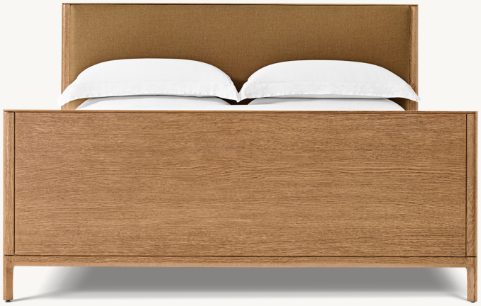 Padua Fabric Panel bed with Footboard