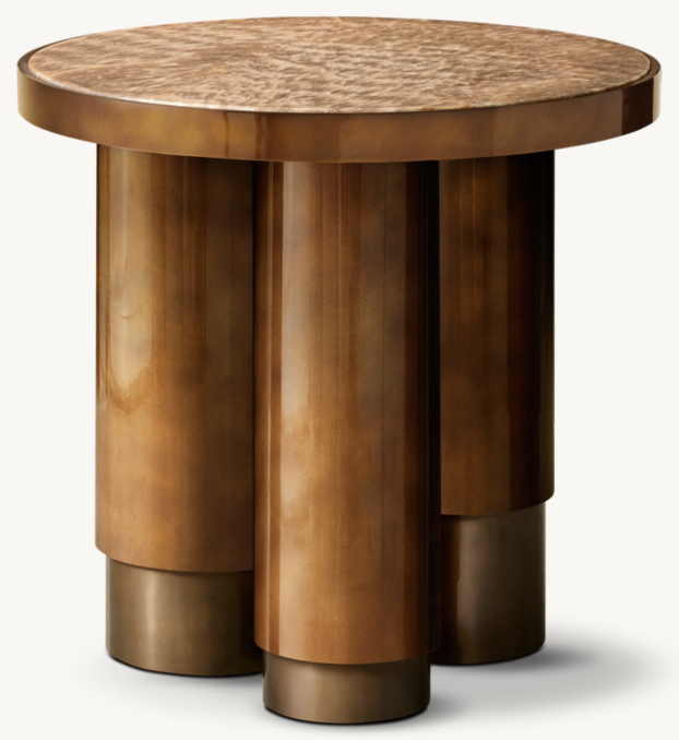 Onyx Tropez Round Side Table