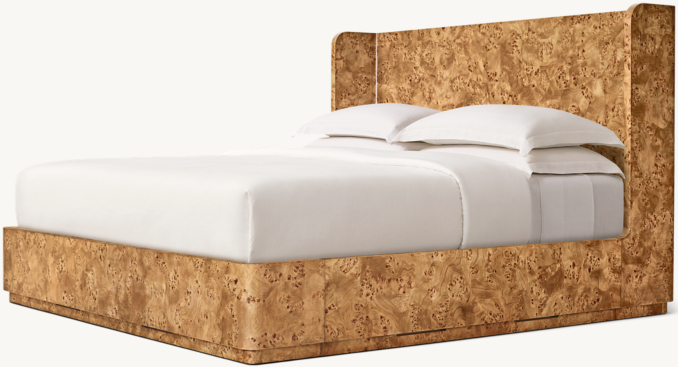 Belmont Burl Shelter Bed | RH