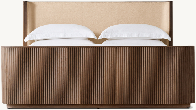 Byron Fabric Shelter Bed With Footboard