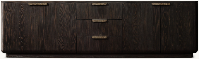 Ciro 4-door with Drawers Media Console | RH