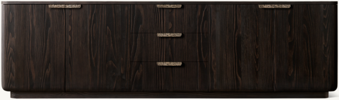 Ciro 4-door with Drawers Media Console | RH