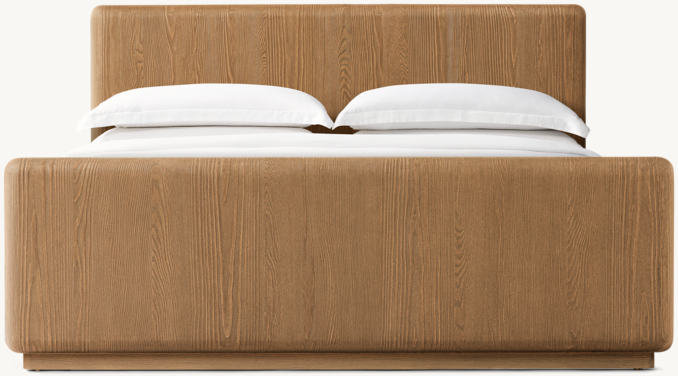 Ciro Panel bed with Footboard | RH