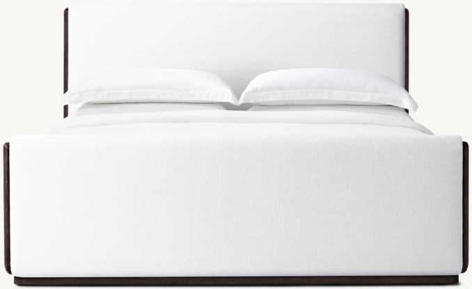 Ciro Fabric Panel bed with Footboard