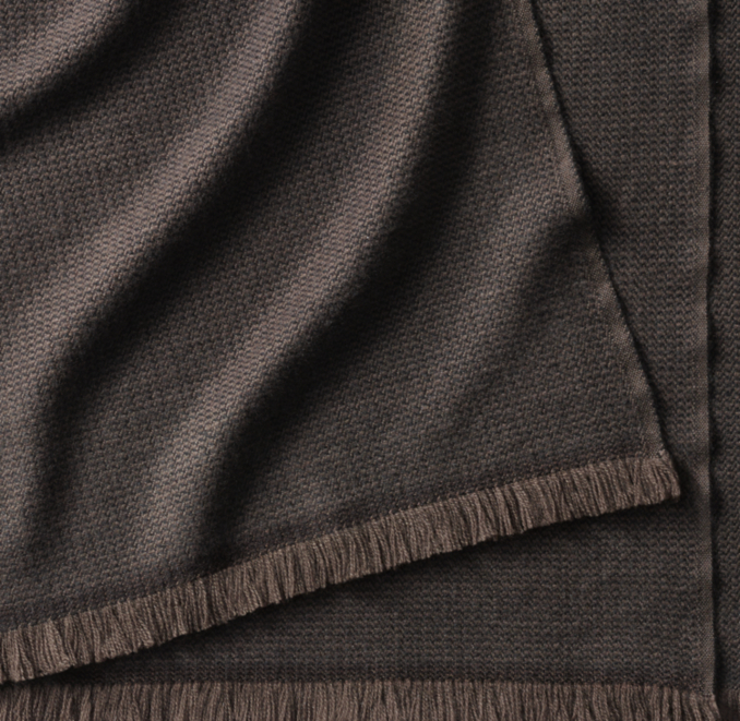 Nepalese Tonal Cashmere Throw | RH