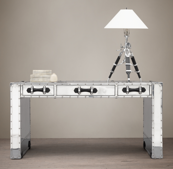 Trans-Atlantic Steamer Trunk Parsons Desk