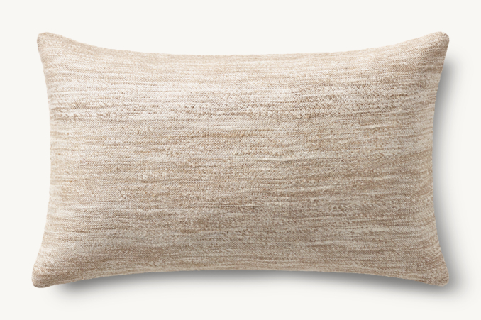 Savah Handwoven Wave Pillow Cover - Lumbar