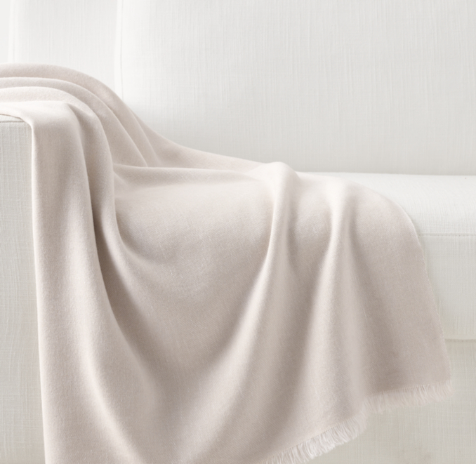 Nepalese Yak Wool & Linen Throw