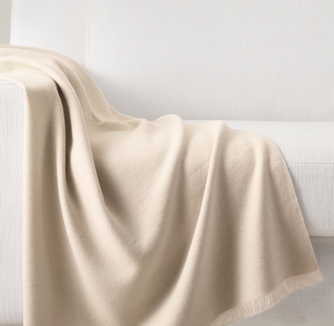 Nepalese Yak Wool & Linen Throw