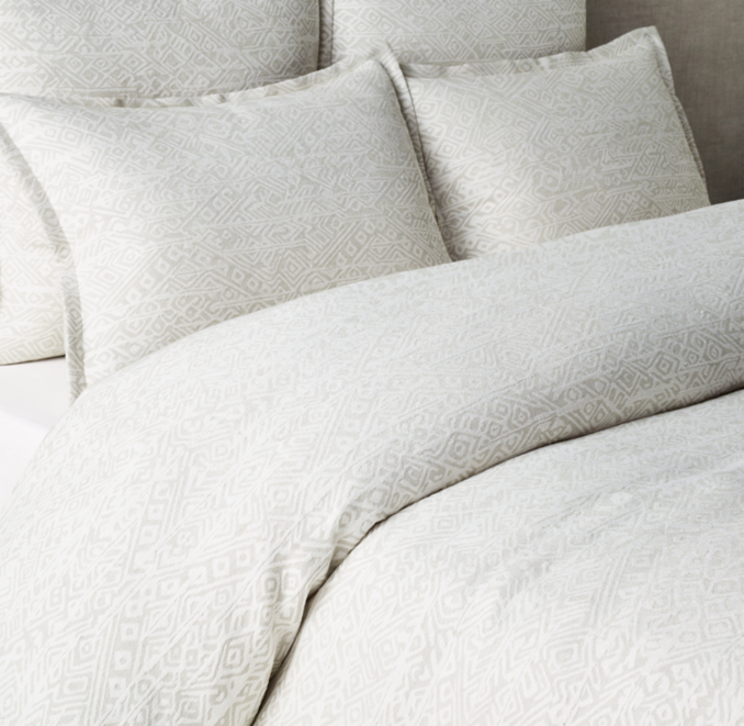 Diamond Jacquard Bedding Collection | RH