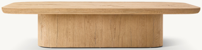 Oslo Pedestal Coffee Table Collection | RH