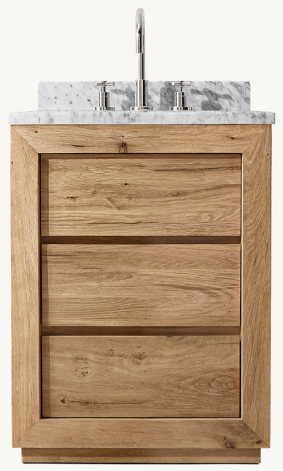 Reclaimed Oak Powder Vanity