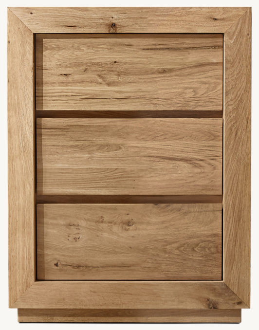 Reclaimed Oak Powder Vanity BASE | RH