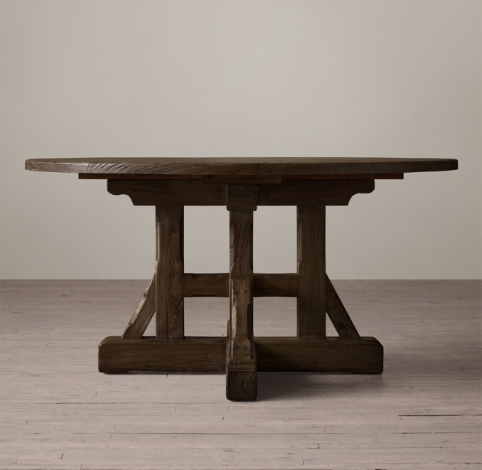 Circa 1900 Craftsman Round Dining Table