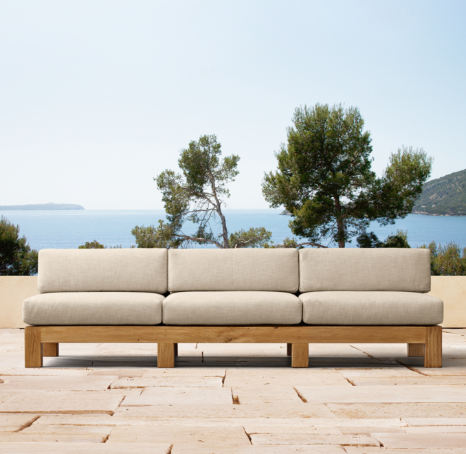 Colorado Three-Seat Armless Sofa