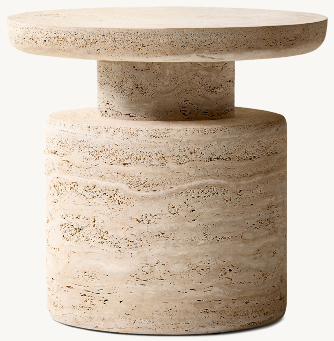 Ponti Oval Side Table | RH