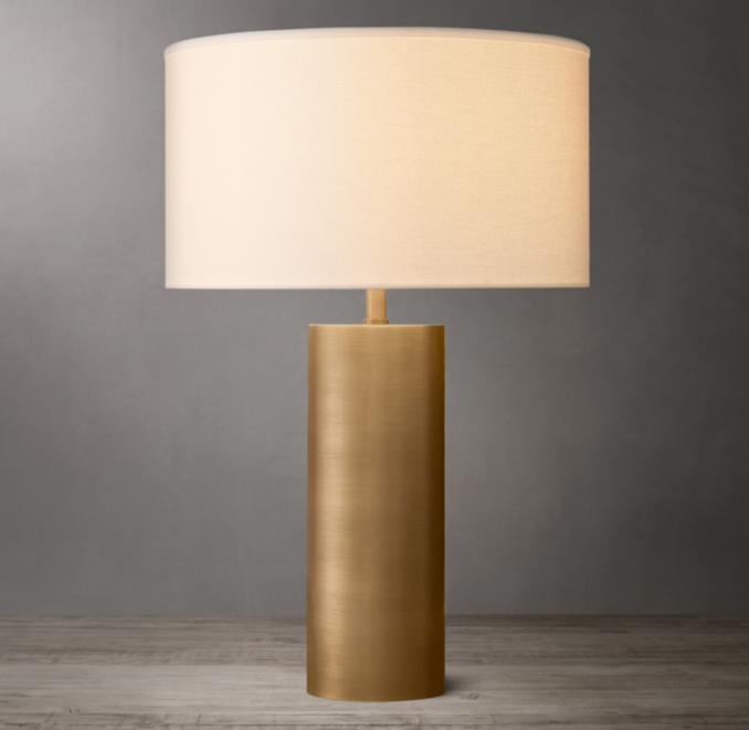 Sarezzo Metal Cylindrical Accent Lamp