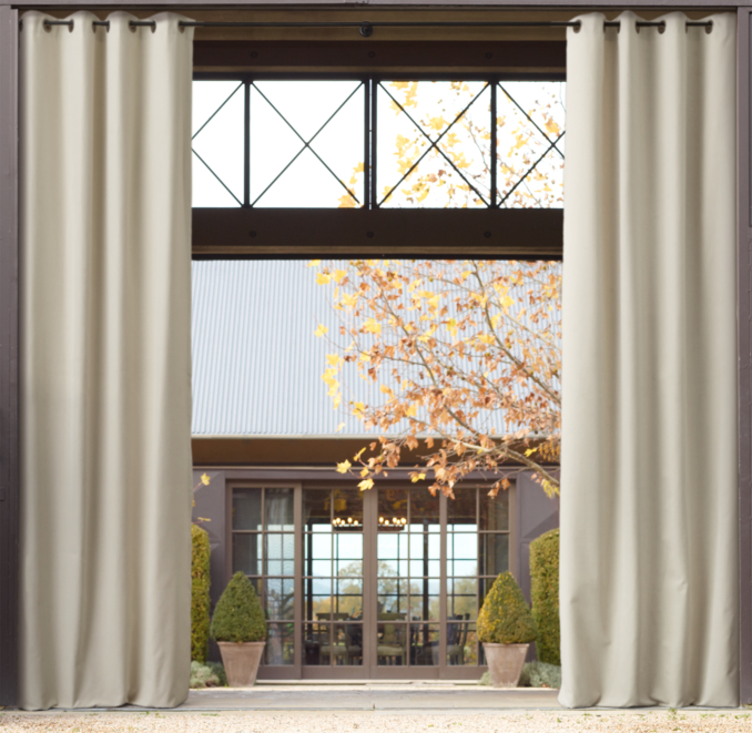 Outdoor Perennials® Performance Canvas Drapery