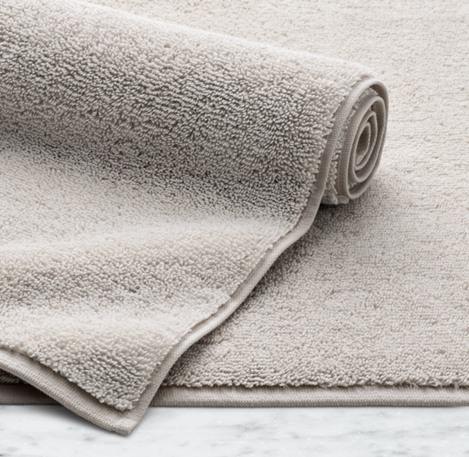 Double-Sided Turkish Cotton Bath Mat | RH