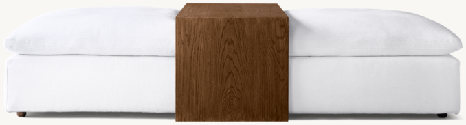 Cloud Modular Fabric Waterfall Coffee Table Ottoman