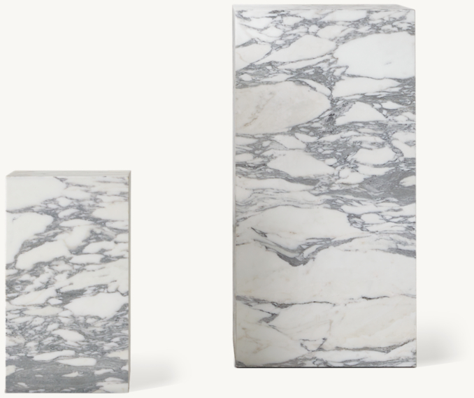 Arabescato Marble Plinth