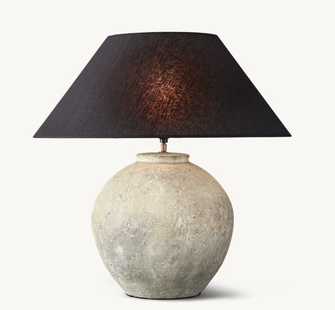 Terra-Cotta Olive Jar Table Lamp | RH