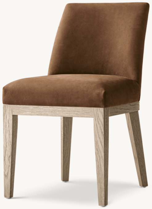 Morgan Barrelback Slope Arm Dining Chair | RH