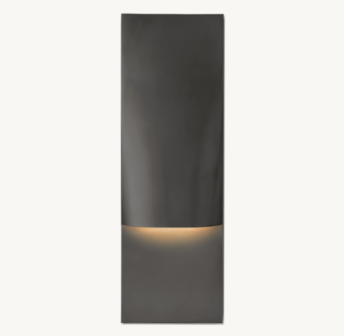 Taza Vertical Rectangular Sconce | RH