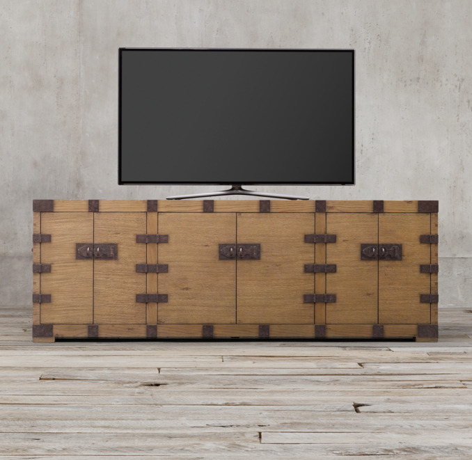 Heirloom Silver-Chest 90" Media Console