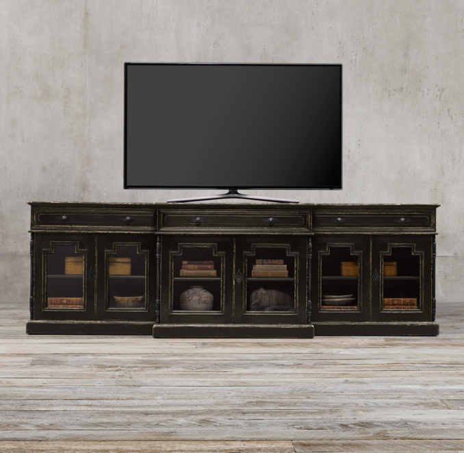 Montpellier Glass Media Console