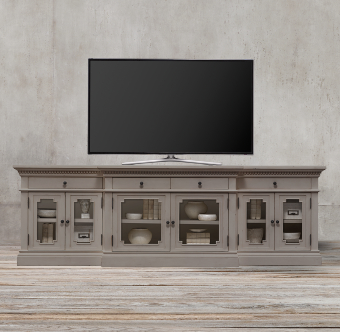 St. James Glass Media Console | RH