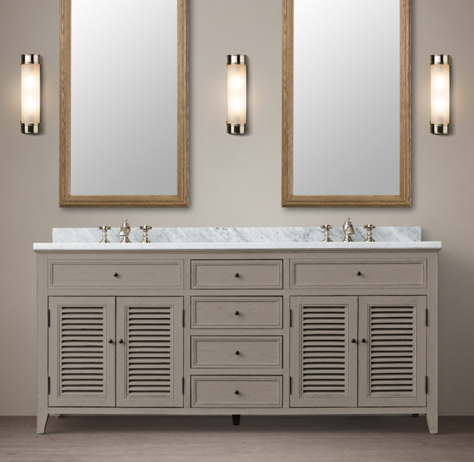 Shutter Double Vanity