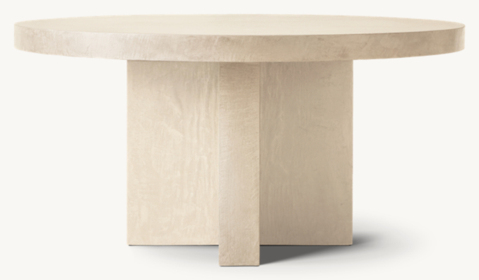 Cabrera Waxed Concrete Dining Table Collection | RH