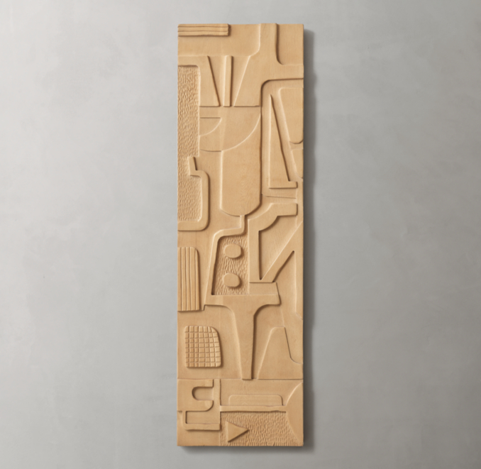 Italian Midcentury Wood Wall Panel Style 3