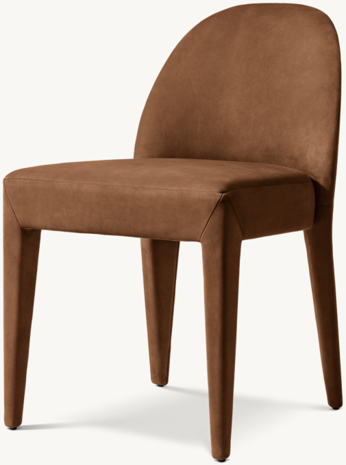 Isabella Leather Dining Side Chair | RH
