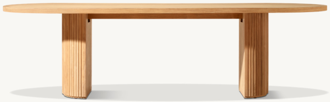 Byron Teak Rectangular Dining Table | RH