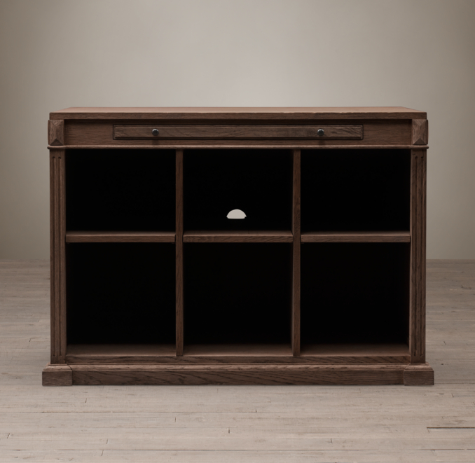 Library Modular 6-Cubby Open Cabinet