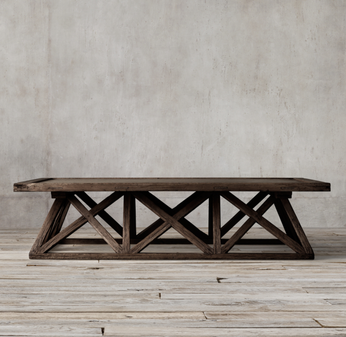 Timber Trestle Door Coffee Table